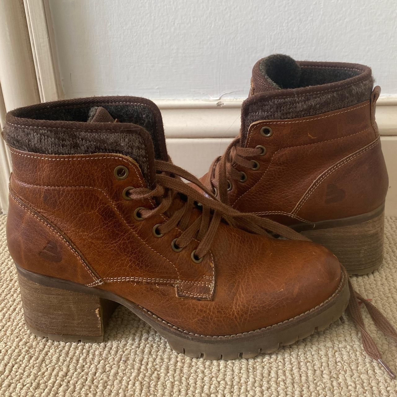 Bull boxer distressed heeled boot For someone with a... - Depop