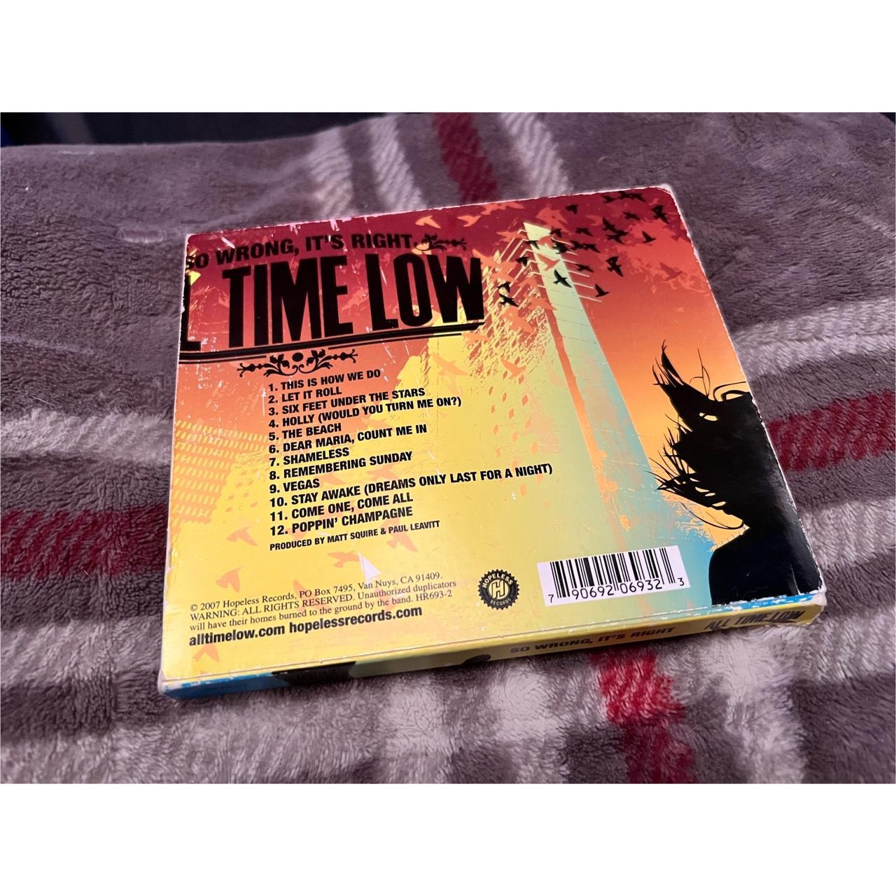 All Time Low So Wrong, It’s Right CD - Depop
