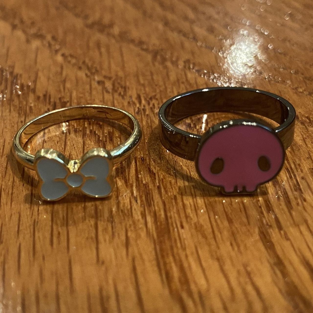 Matching my melody and kuromi rings store