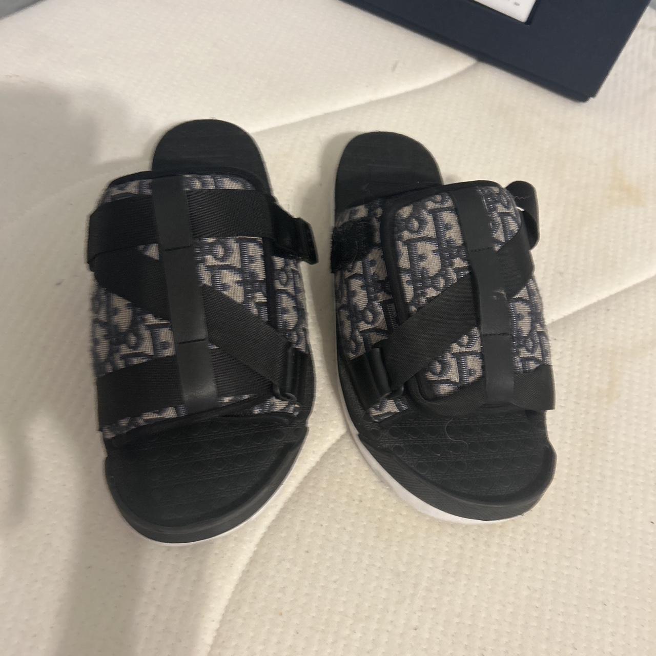 Dior oblique slides worn like 10-12 times price... - Depop