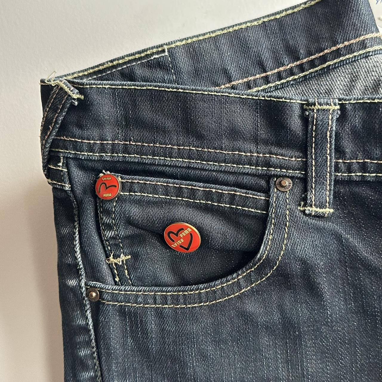 really cute evisu x puma collab denim... | Depop