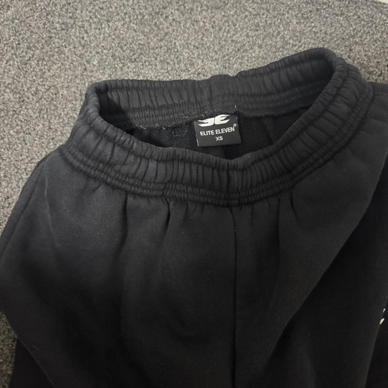 elite eleven black trackies size small | Depop