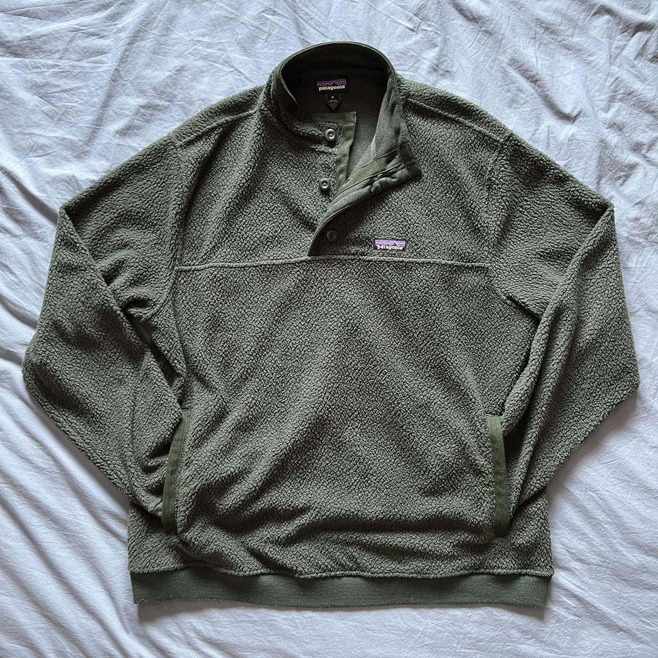 Patagonia Evergreen Half Button Down... - Depop