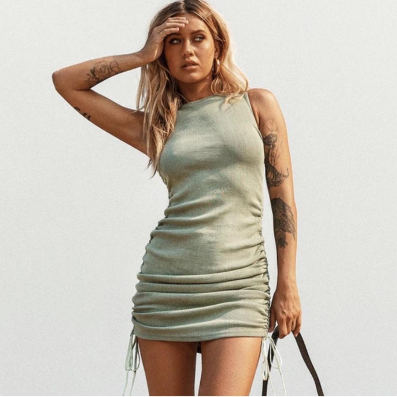 LIONESS Princess polly green military minds mini... - Depop