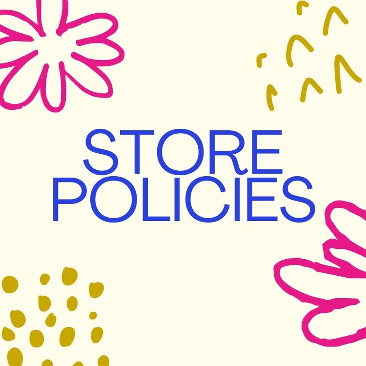 updated shop policies