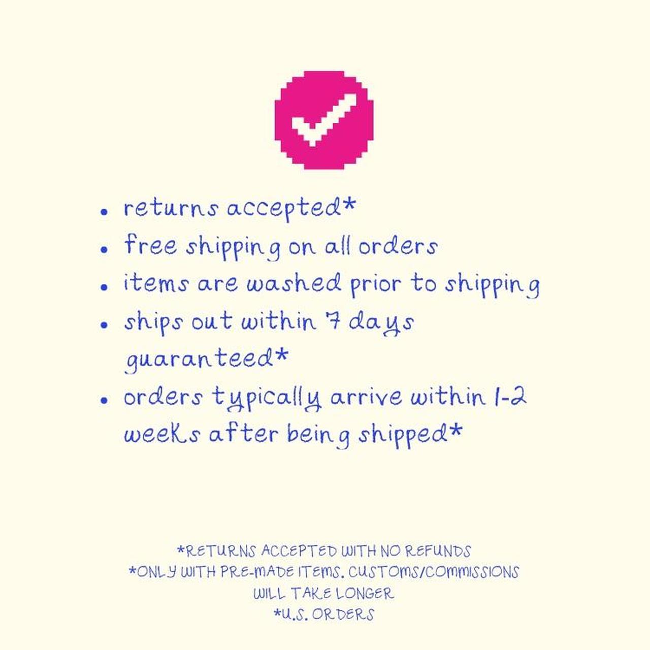 updated shop policies