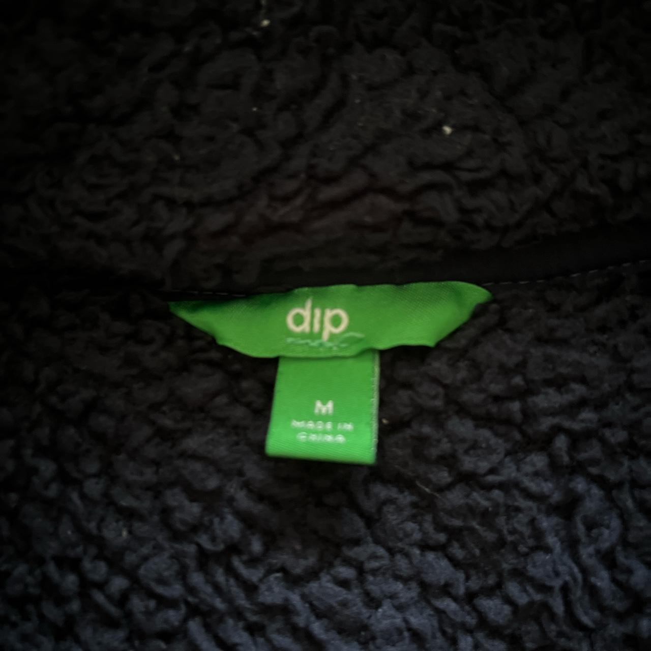 dip fluffy pull up jacket. worn many times, so great... - Depop