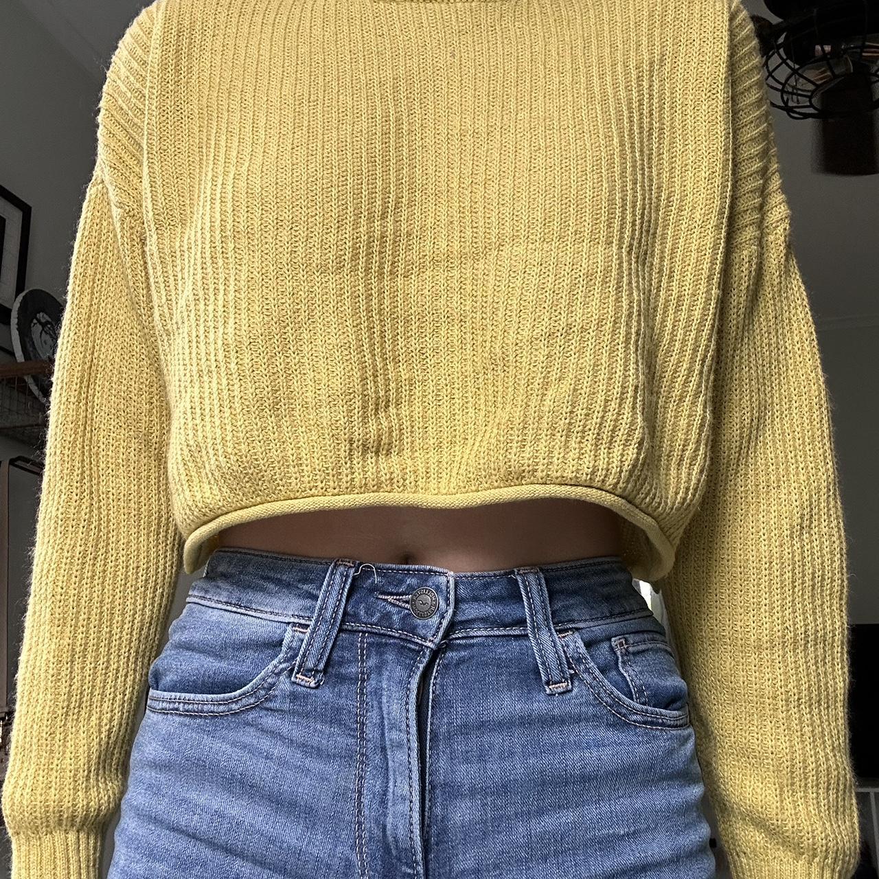 cute cropped sweater - Depop