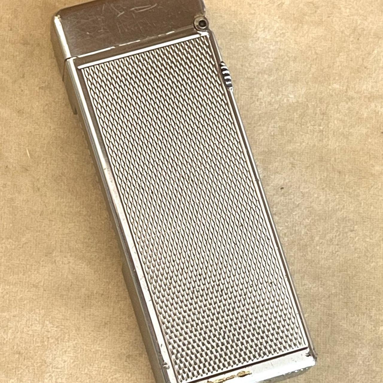 Dunhill rollagas lighter silver classic barley... - Depop