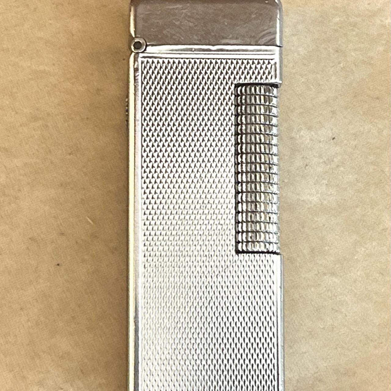 Dunhill rollagas lighter silver classic barley... - Depop