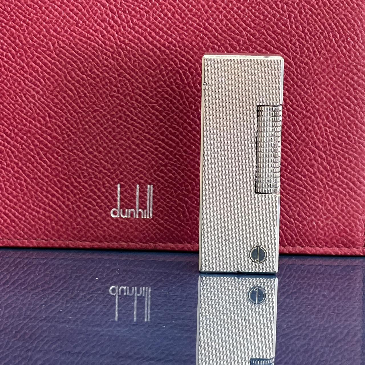 Dunhill rollagas lighter silver classic barley... - Depop