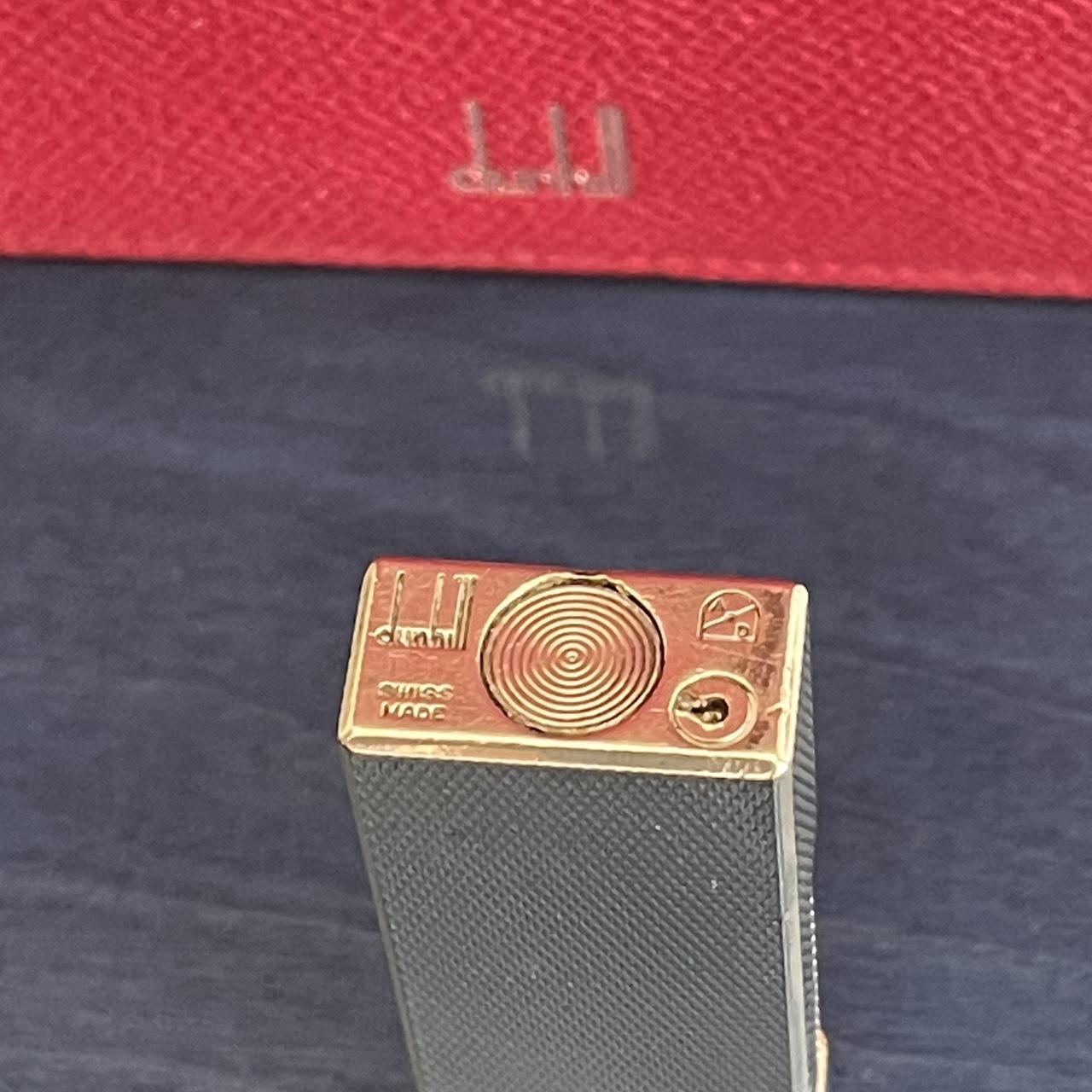 Dunhill rollagas lighter silver classic barley... - Depop