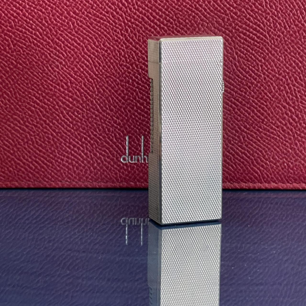 Dunhill rollagas lighter silver classic barley... - Depop