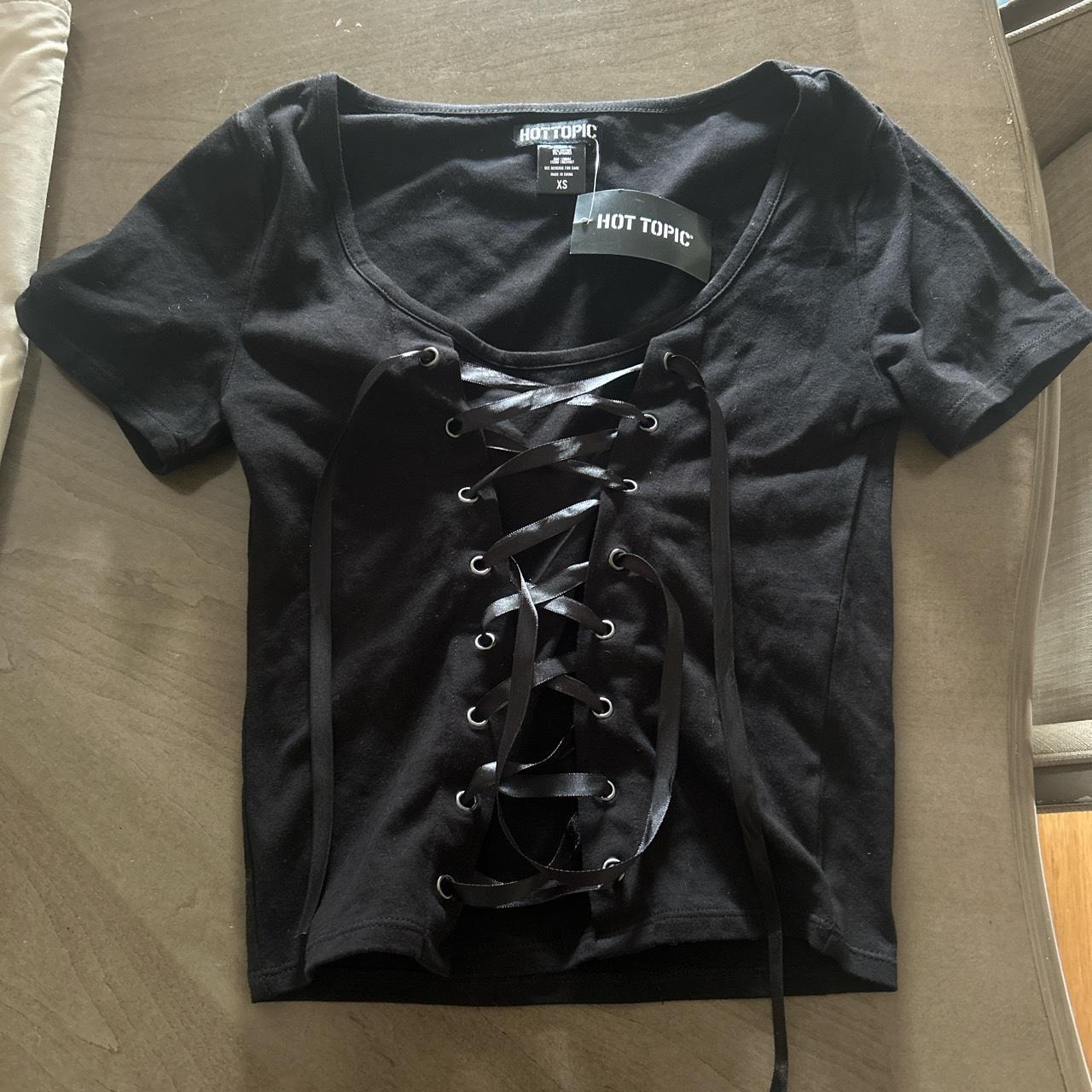 Hot Topic Women's Black T-shirt | Depop