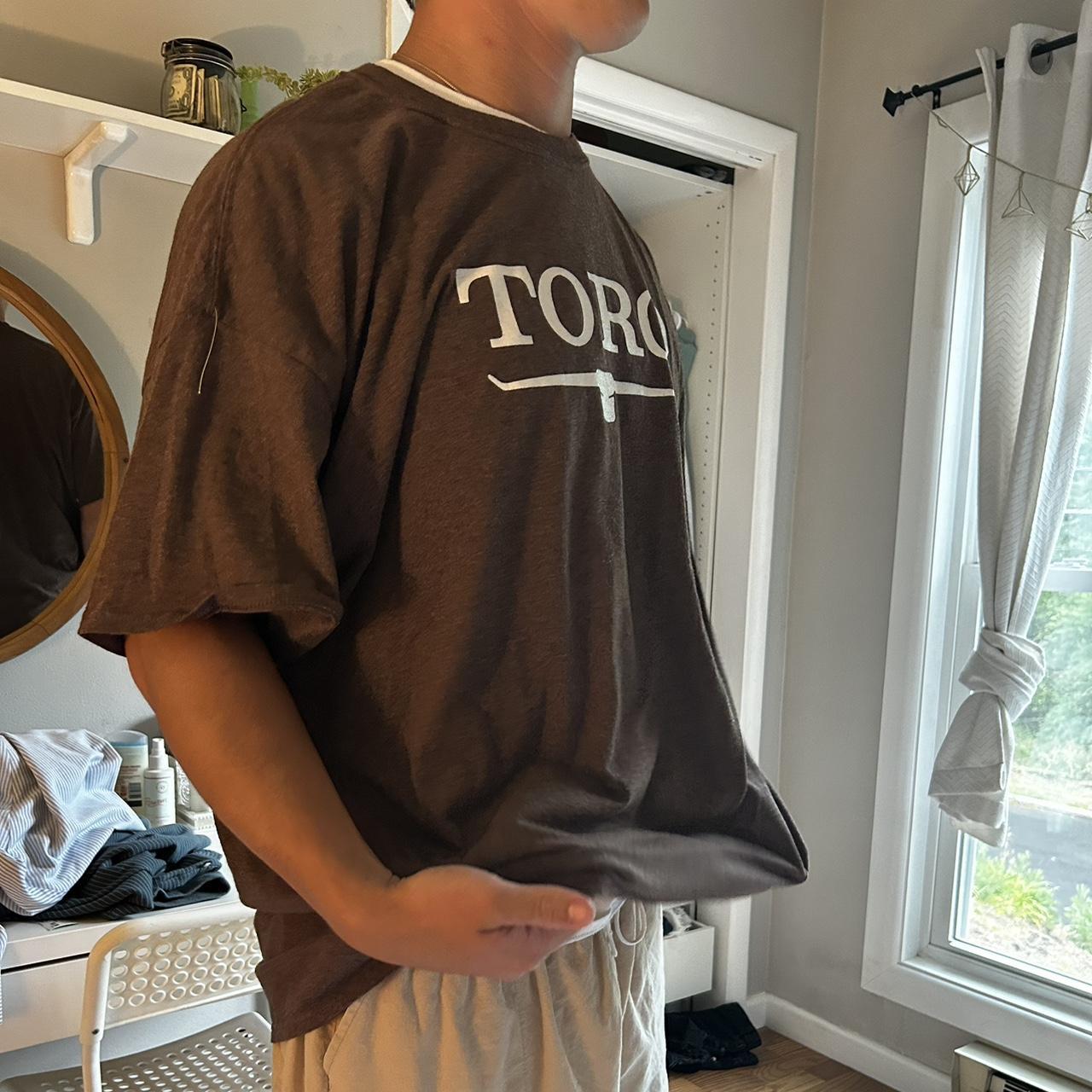 Del Toro Men's Brown T-shirt | Depop