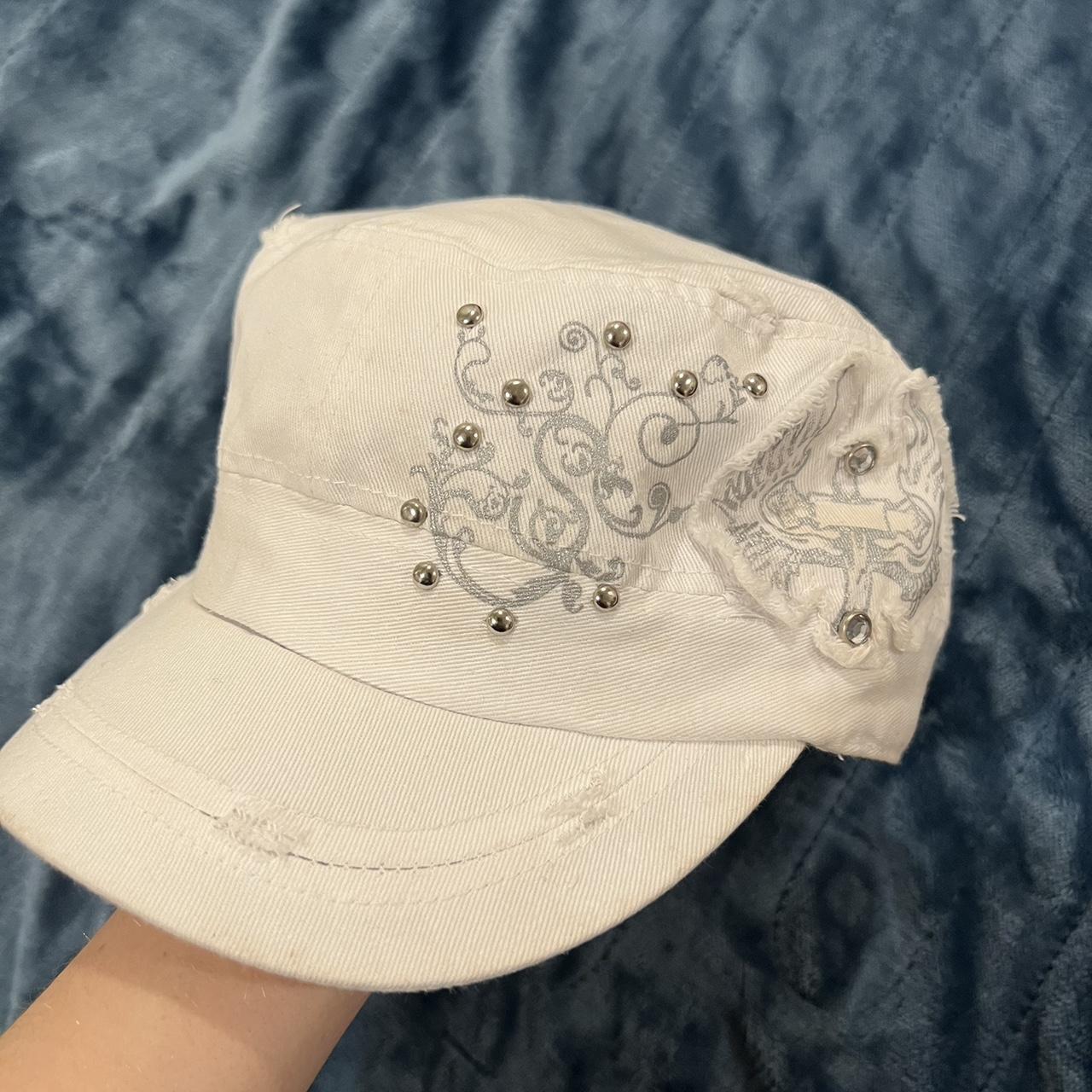 y2k emo grunge hat y2k hat #y2k #emo #grunge... - Depop