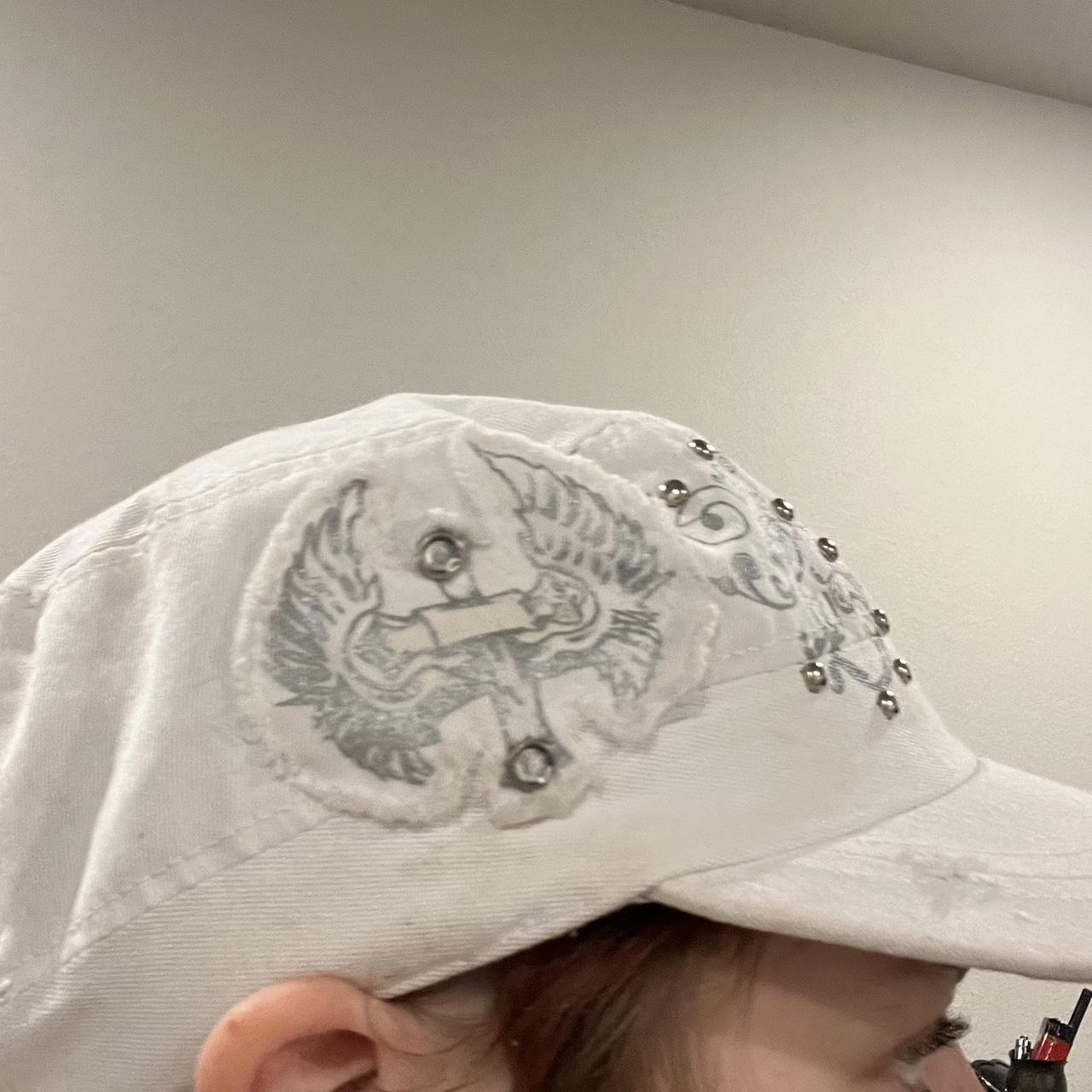 y2k emo grunge hat y2k hat #y2k #emo #grunge... - Depop