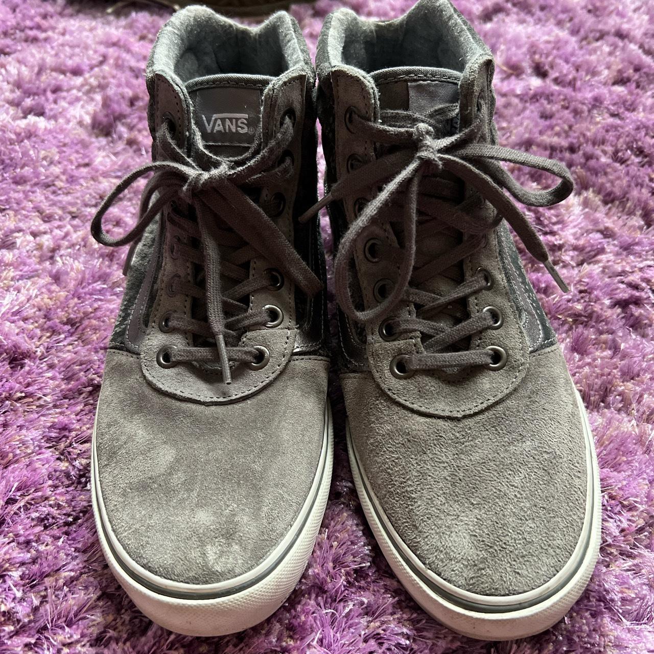 Cool grey snakeskin vans Women’s 9.5 - Depop