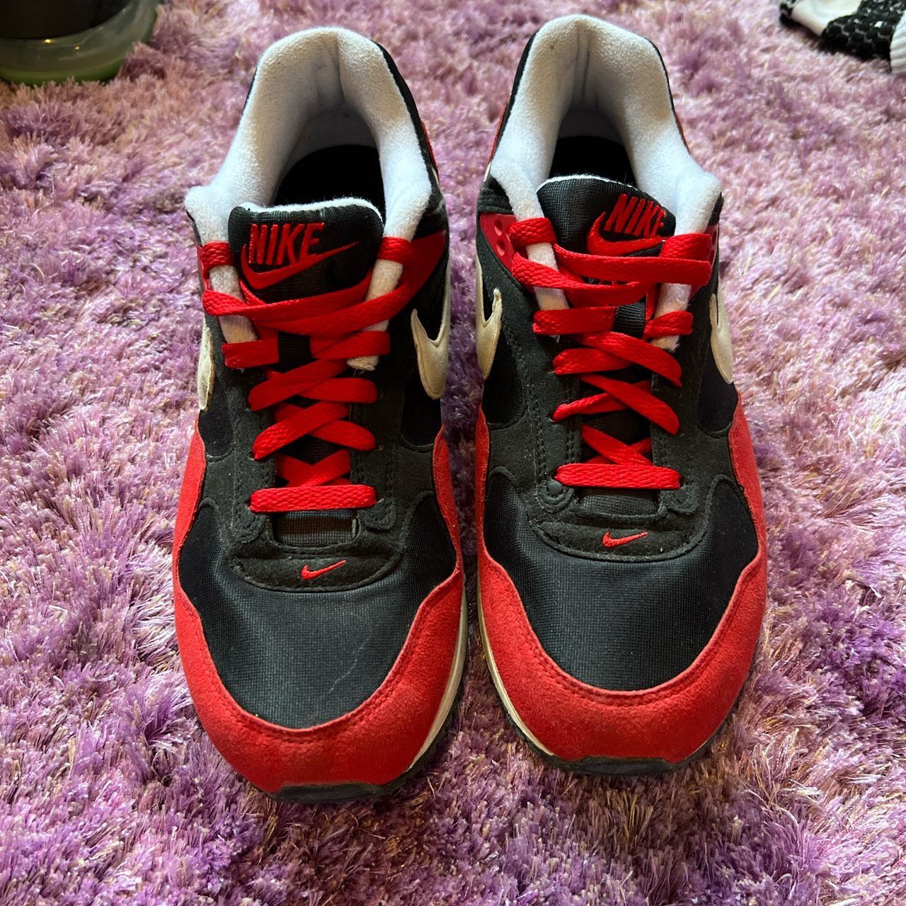 Black white and red Nike shoe 10.5 women’s Great... - Depop