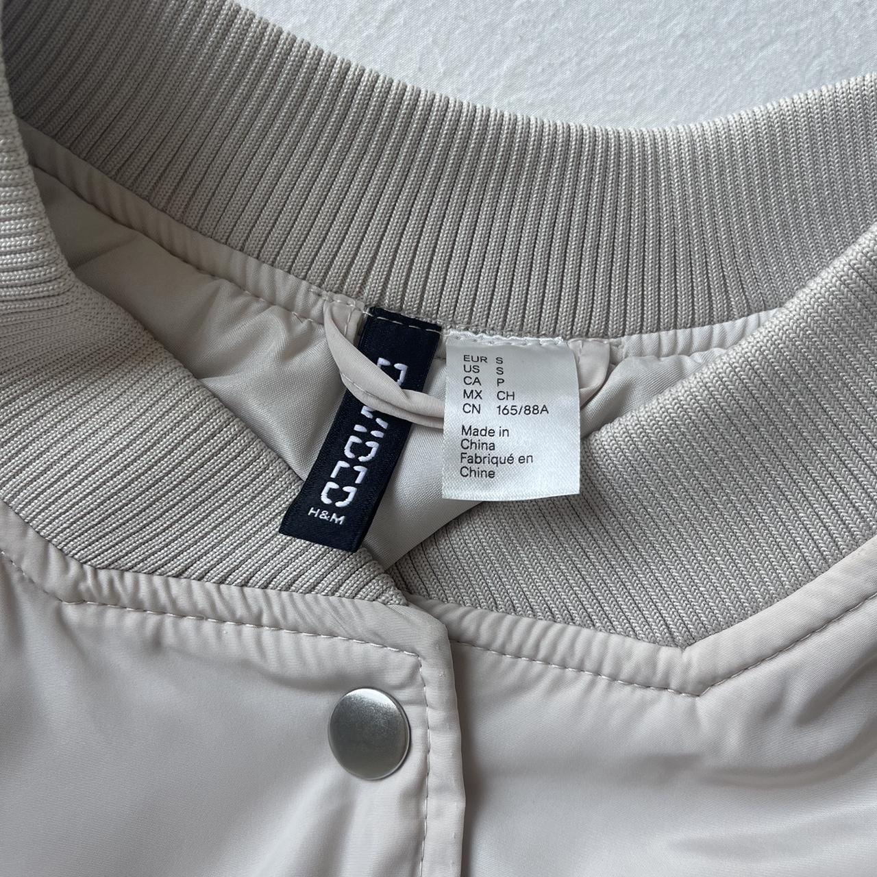 H&M racer jacket -work once -bought for $60 -no... - Depop