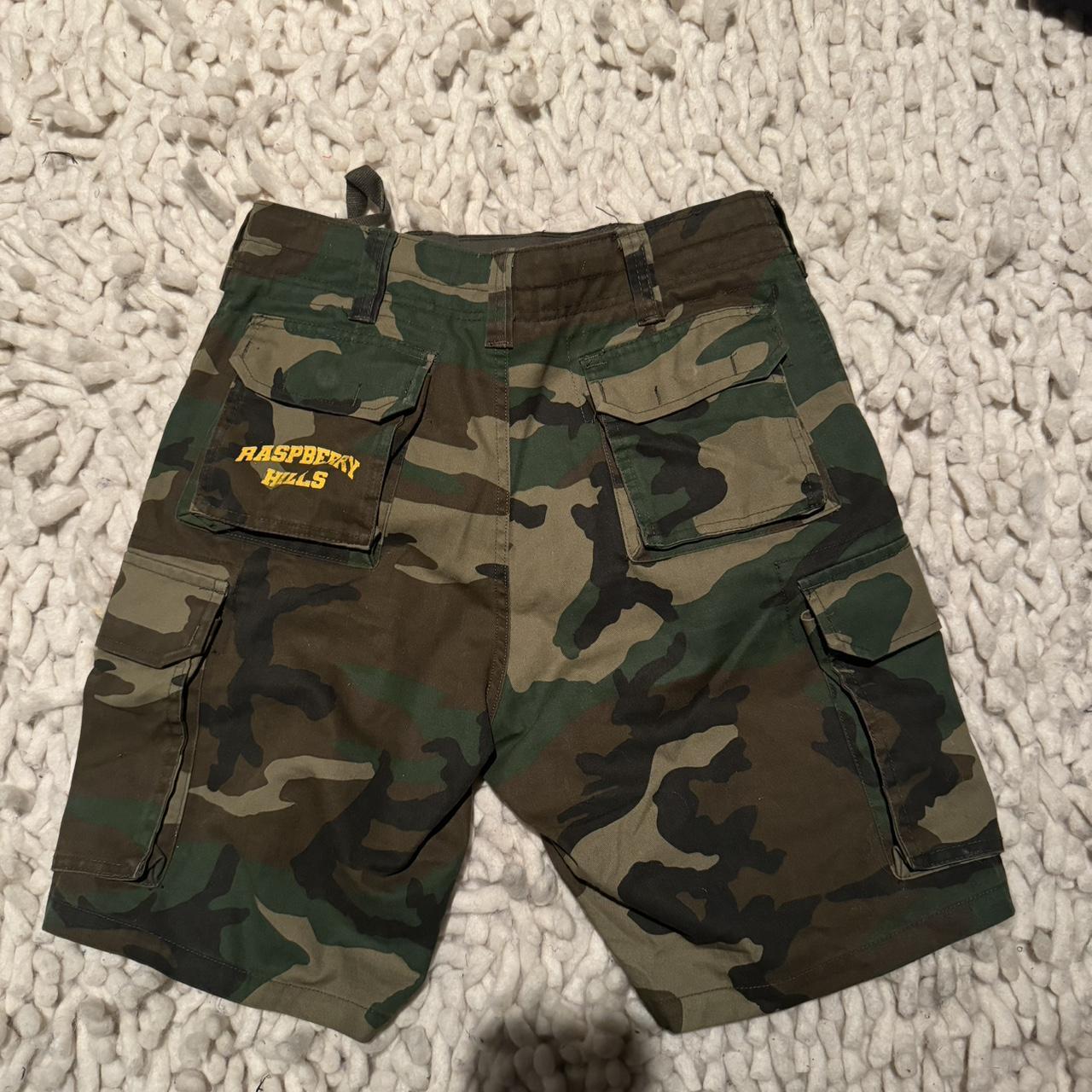 Gv Gallery Camo Shorts - Depop