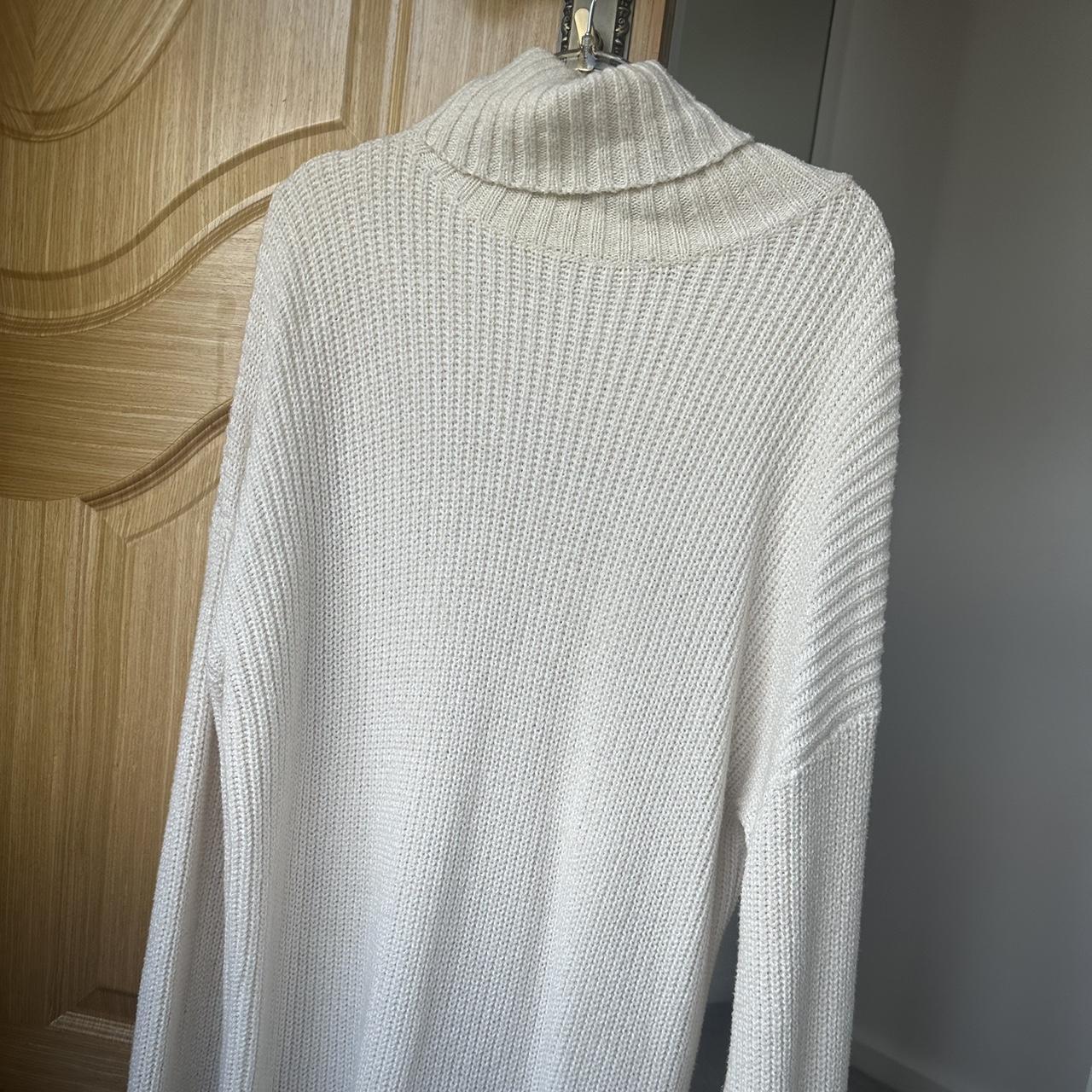 Zulu & Zephyr Roll neck knit dress cream Extremely... - Depop