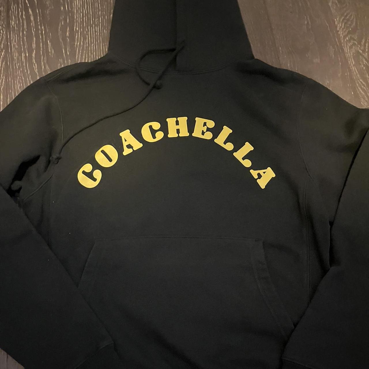 Coachella Mushroom peace hoodie. Good condition size S - Depop