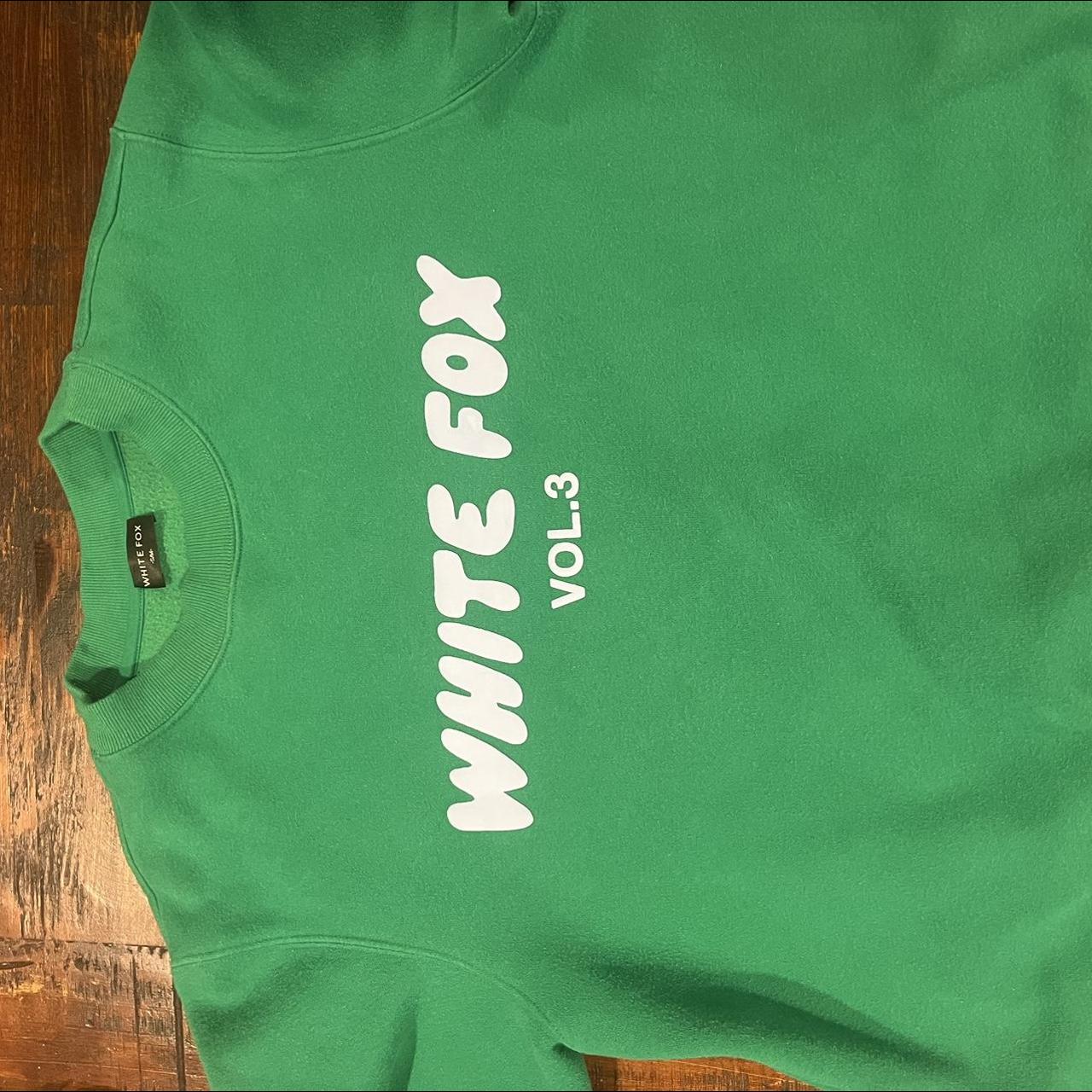 white fox green vol 3 sweatshirt - size s/m - worn... - Depop