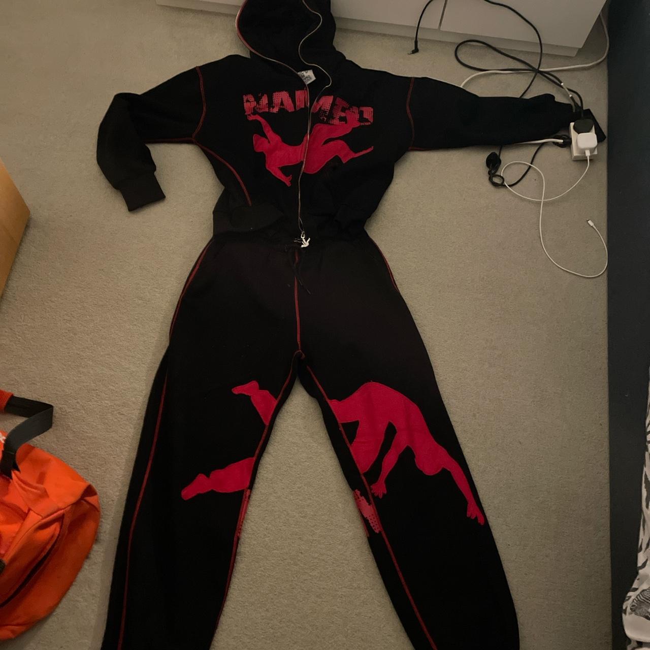 Medium named collective tracksuit, only worn a few... - Depop