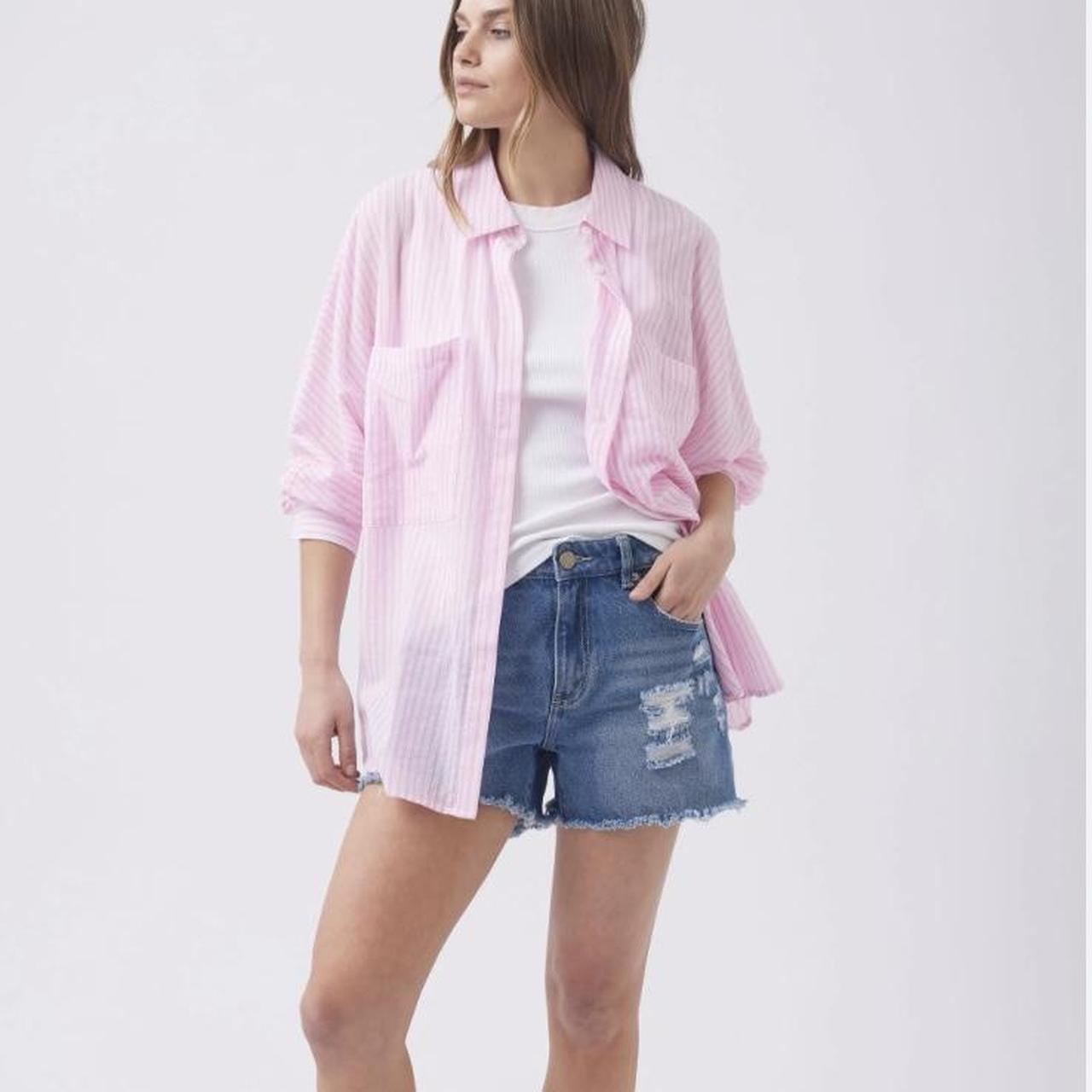 Decjuba pink shirt Size S - Depop