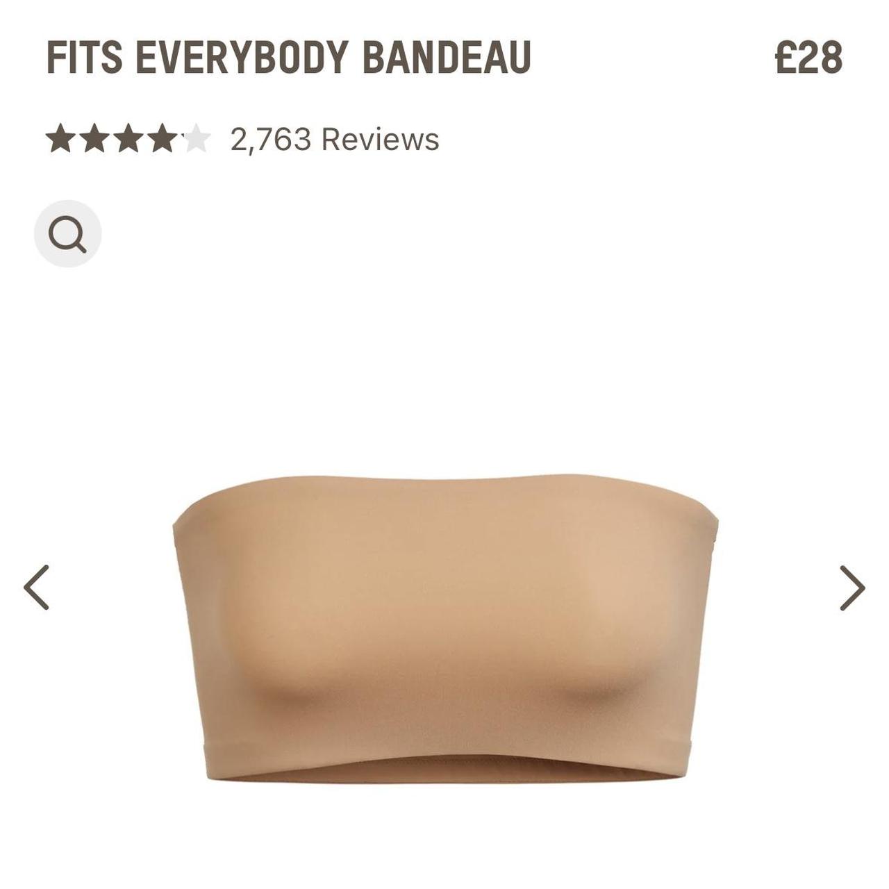 Skims fits everybody bandeau tube bra in ochre... - Depop