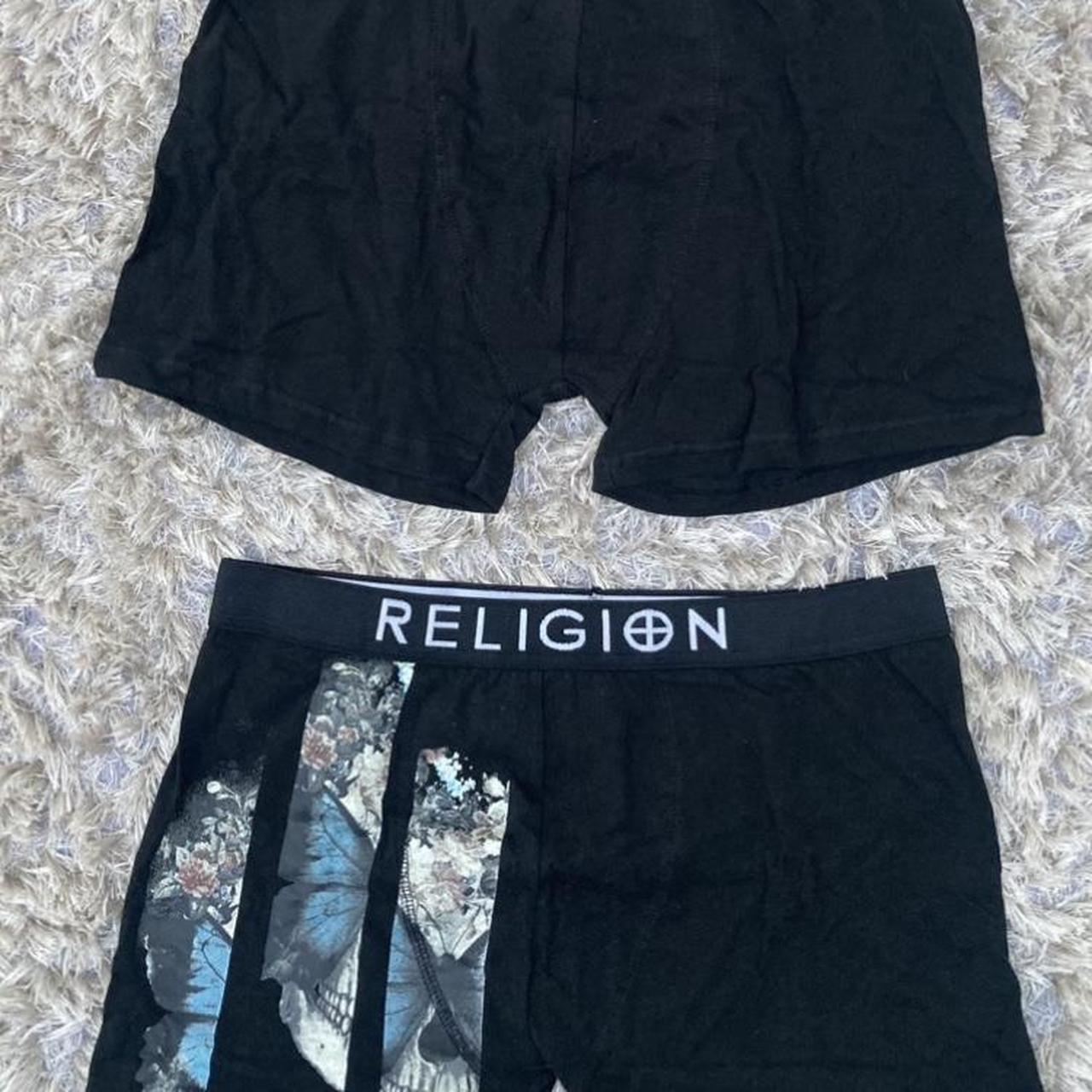 Religion Men's Black Boxers-and-briefs | Depop