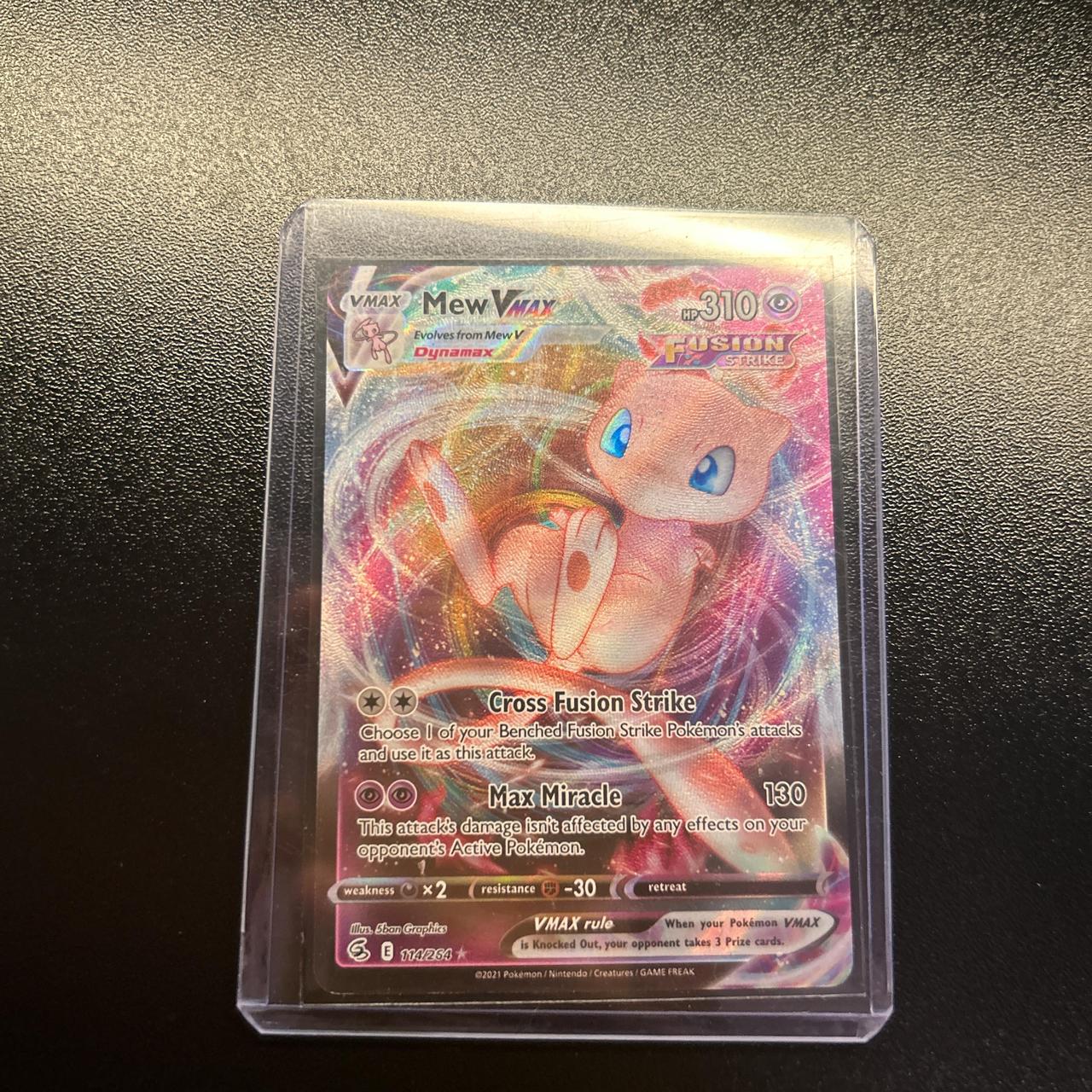 Mew V max Pokémon Trading Card #PokemonTCG | Depop