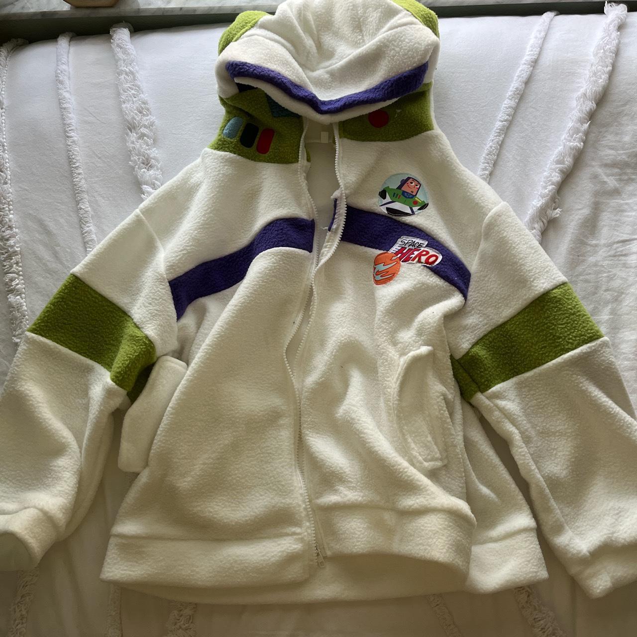 XS/XXS fluffy buzz lightyear jacket #cute... - Depop