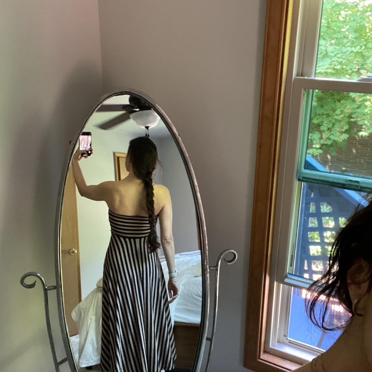 Anthropologie Women's Black Dress | Depop