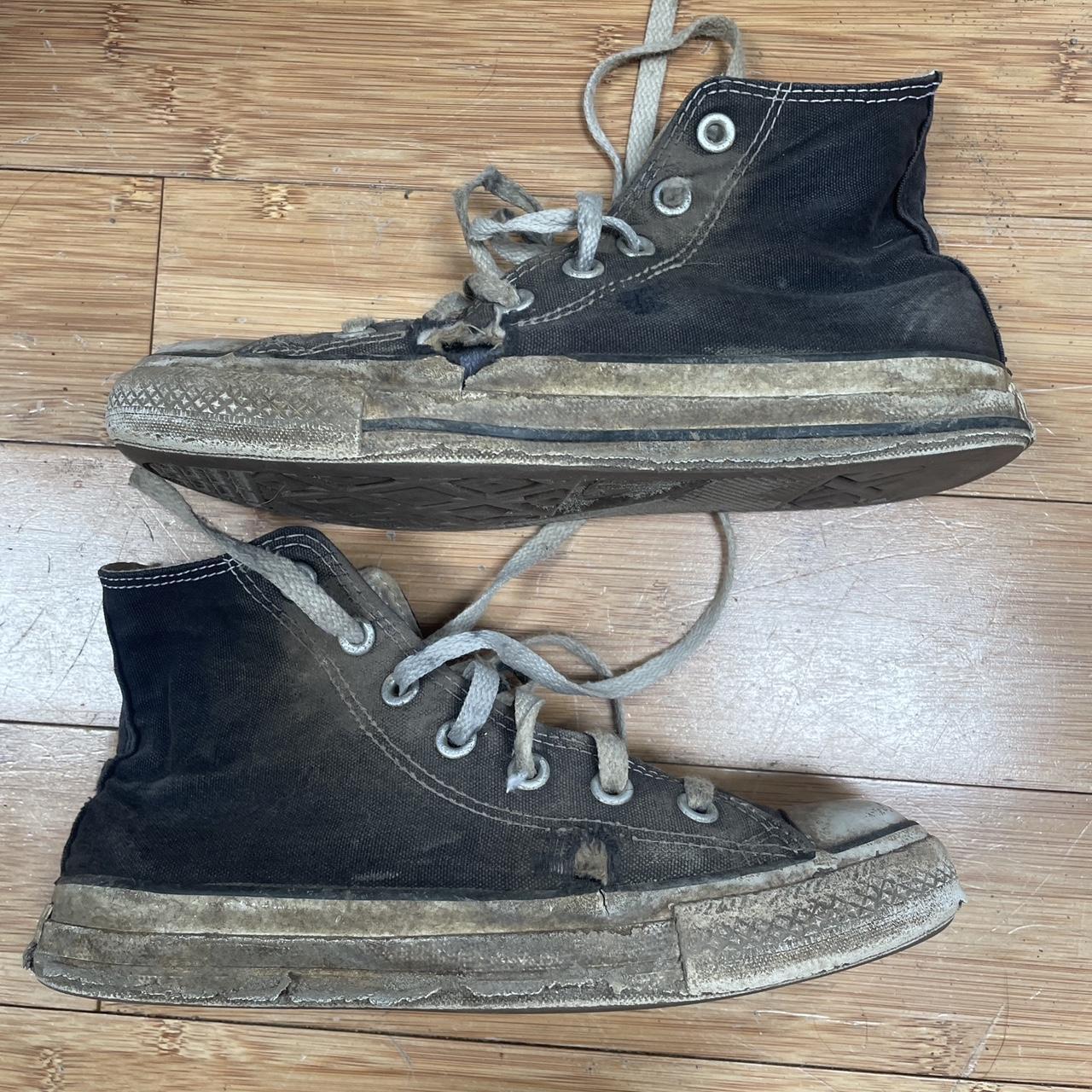 (EXTREMELY RARE PAIR) designer converse, 7 women’s 5... - Depop
