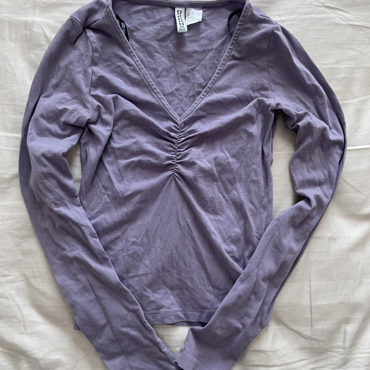 - light purple color - ruching design - soft &... - Depop