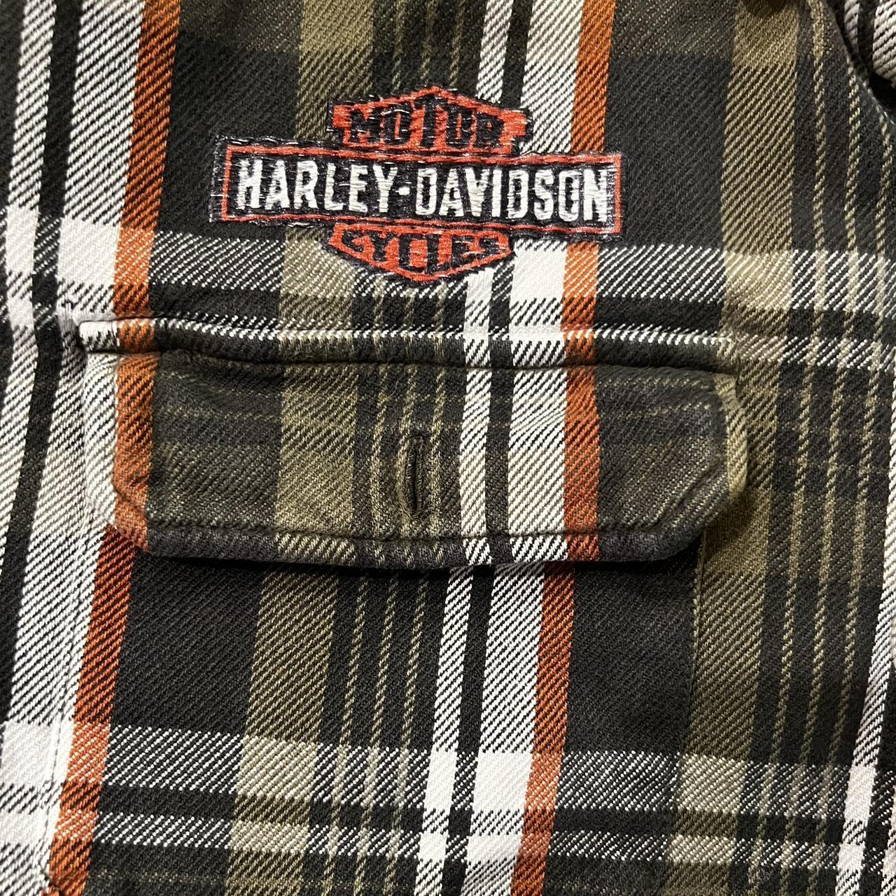 Harley Davidson Flannel Flawless condition, 2XL... - Depop