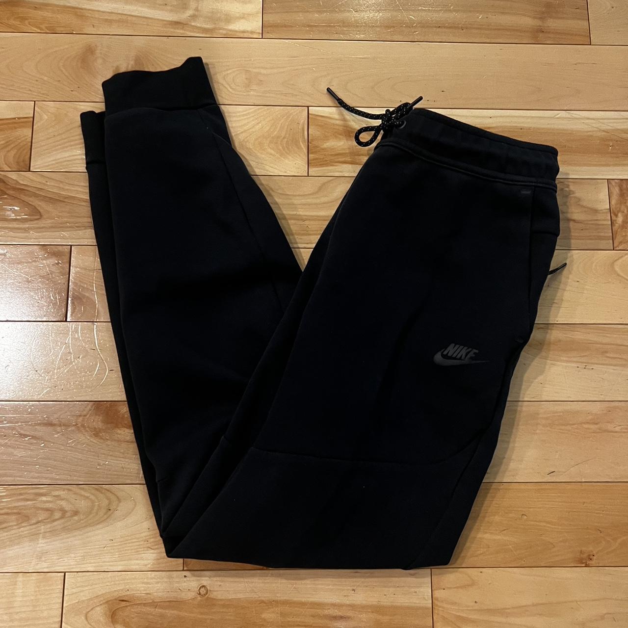 Black Nike Tech Pants Size Medium, Flawless... - Depop