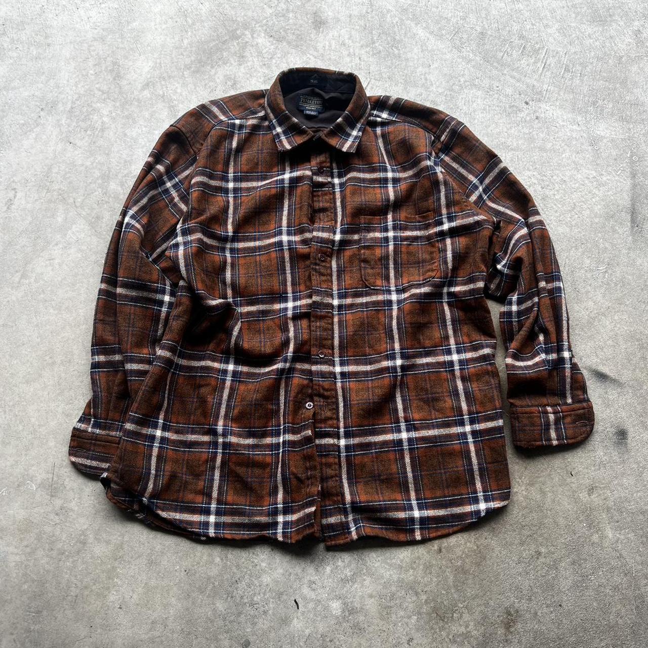 Vintage Pendleton Flannel Size Xl - Depop
