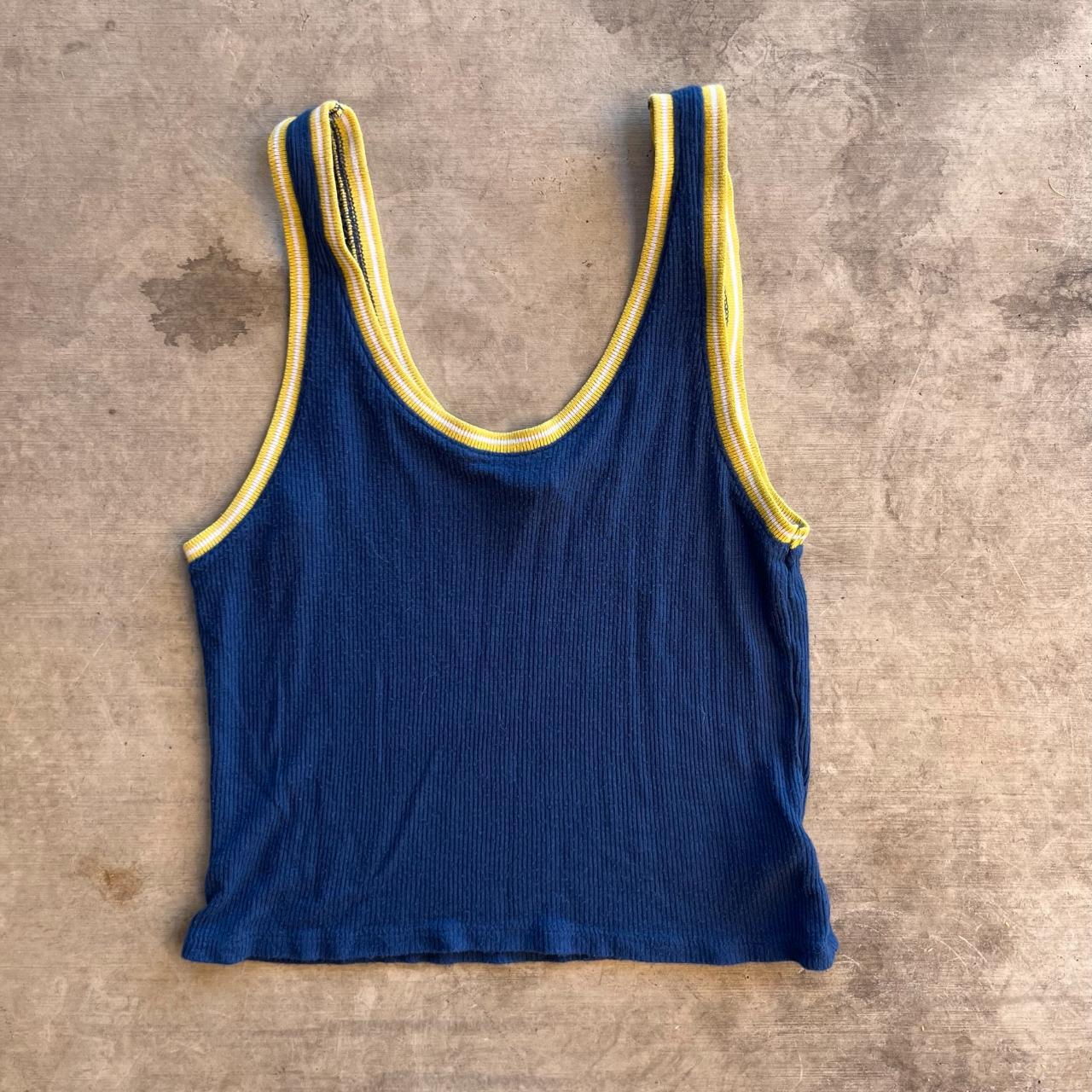 blue aeropostale tank top measurements: 12 x 16in - Depop