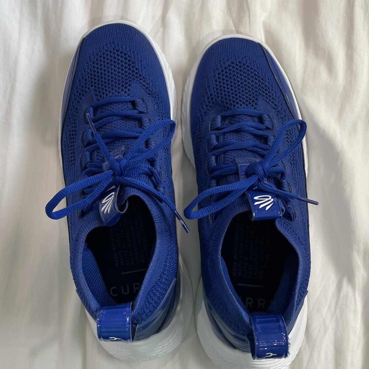 Curry 8 Flow Royal Blue StockX Verified, 100%... - Depop