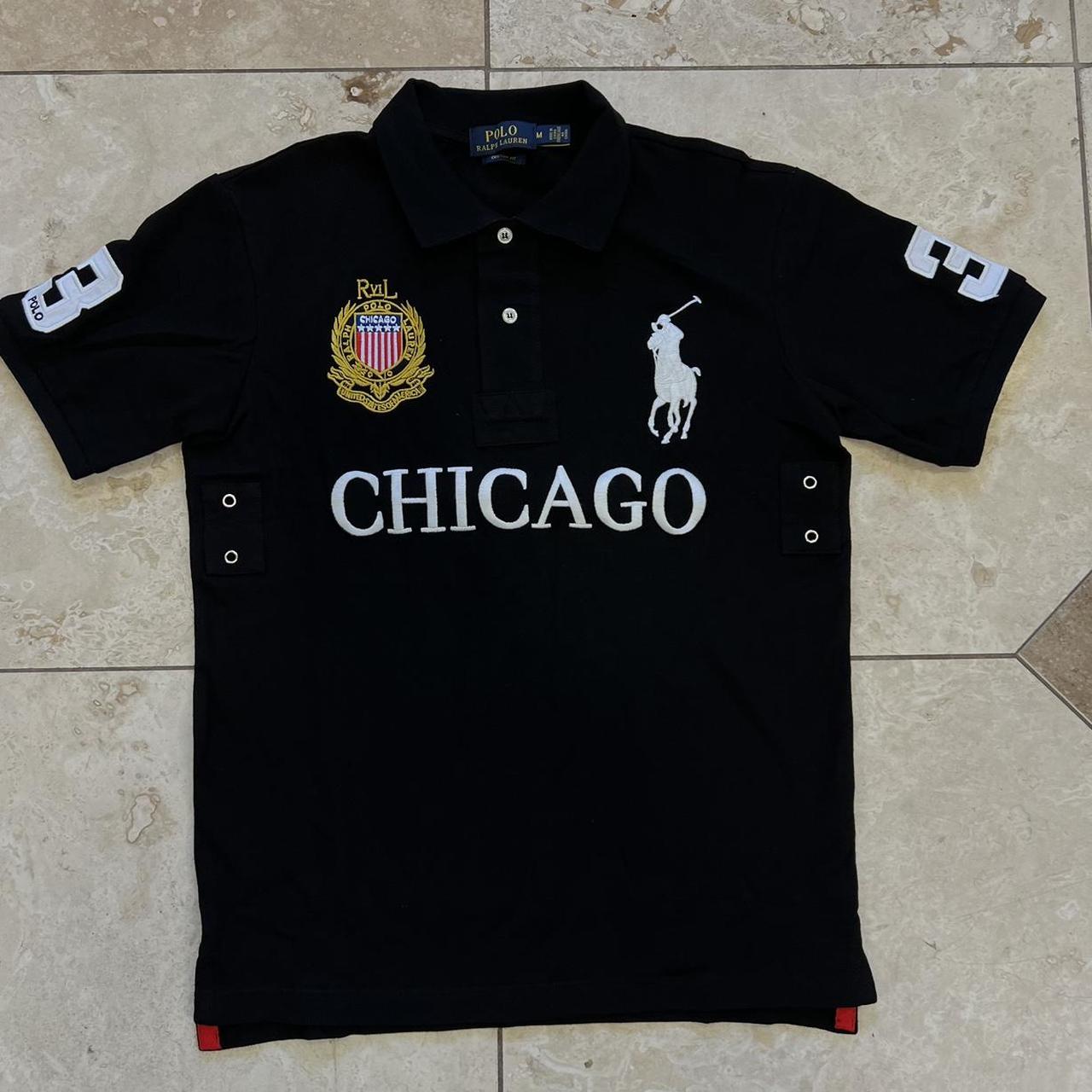 Ralph Lauren Chicago Polo 🐈‍⬛🗡️ Super Rare Tee almost... - Depop