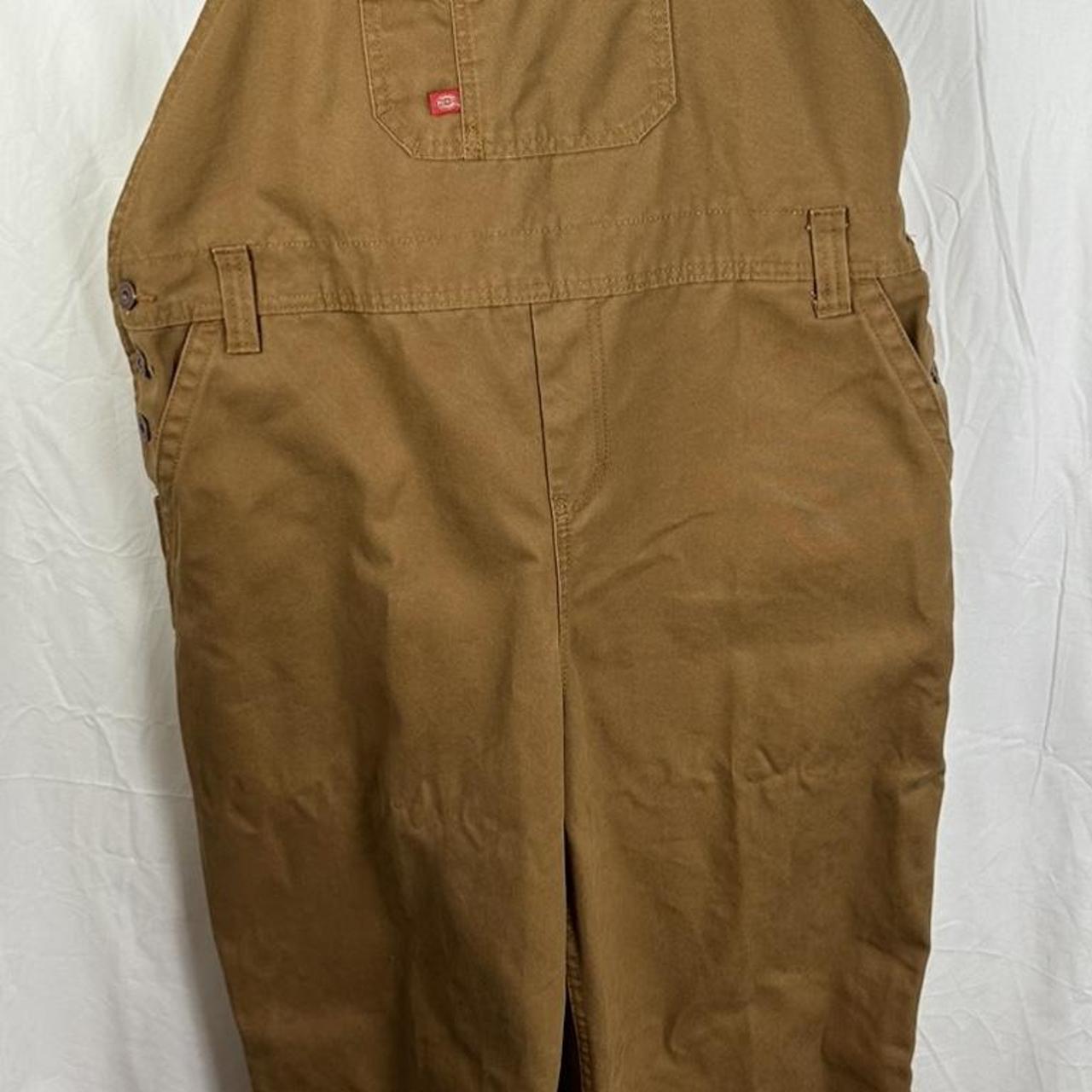 Men’s Dickies overalls brown size XL - Depop