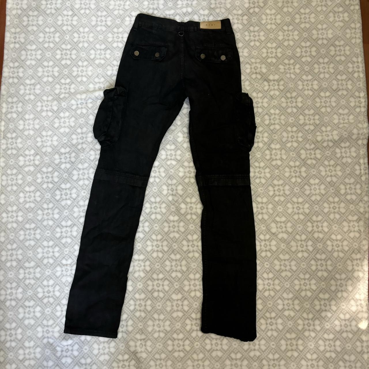 mnml cargo wax skinny jeans brand new never... - Depop