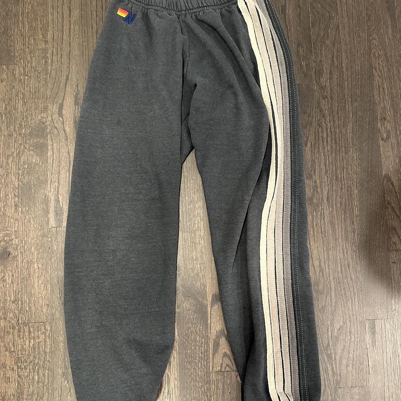 Men’s Grey aviator nation sweatpants - Depop