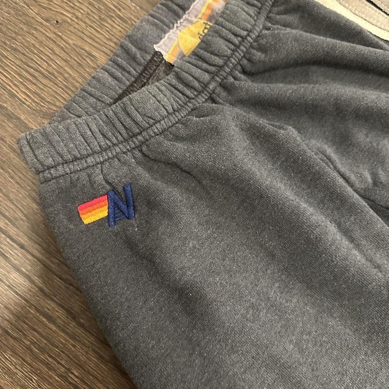 Men’s Grey aviator nation sweatpants - Depop