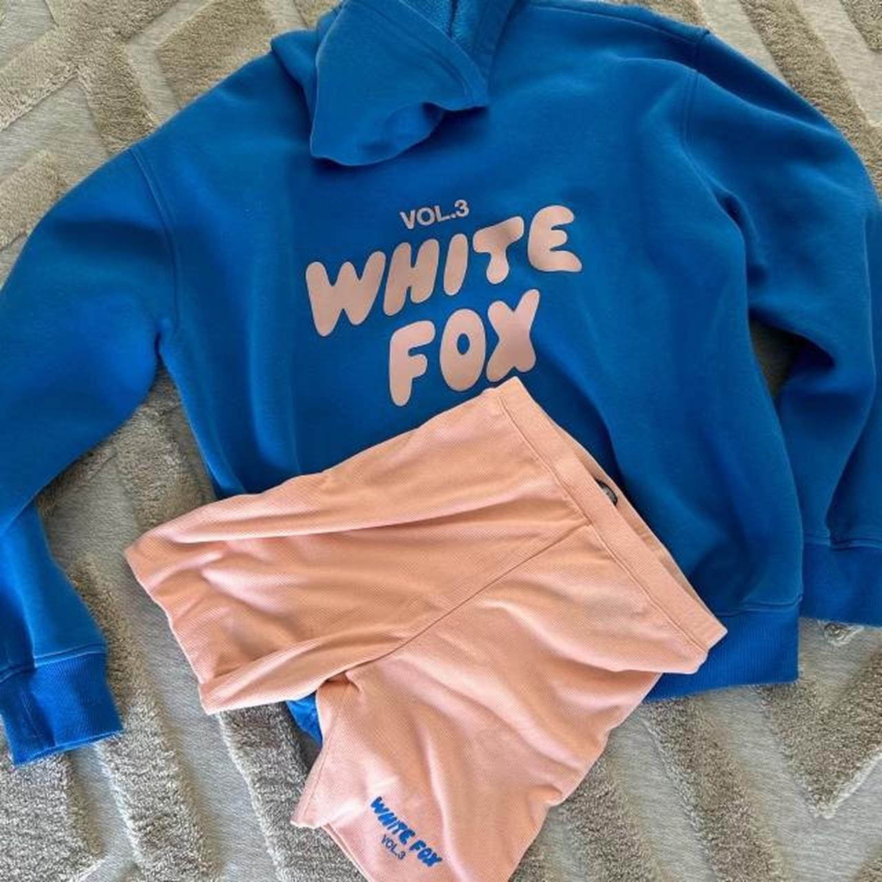 White fox set 🩷💙 Bottoms - Small Hoodie - S/M $85... - Depop