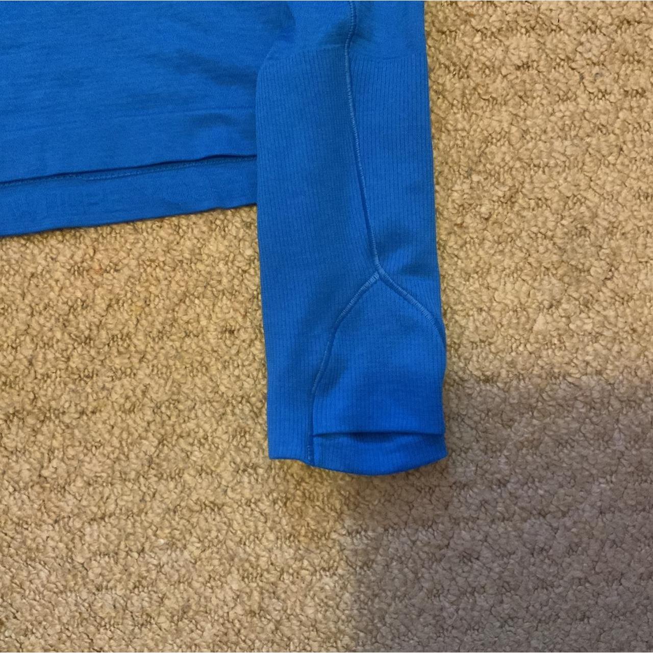 lululemon poolside blue swiftly tech long sleeve 2.0... - Depop