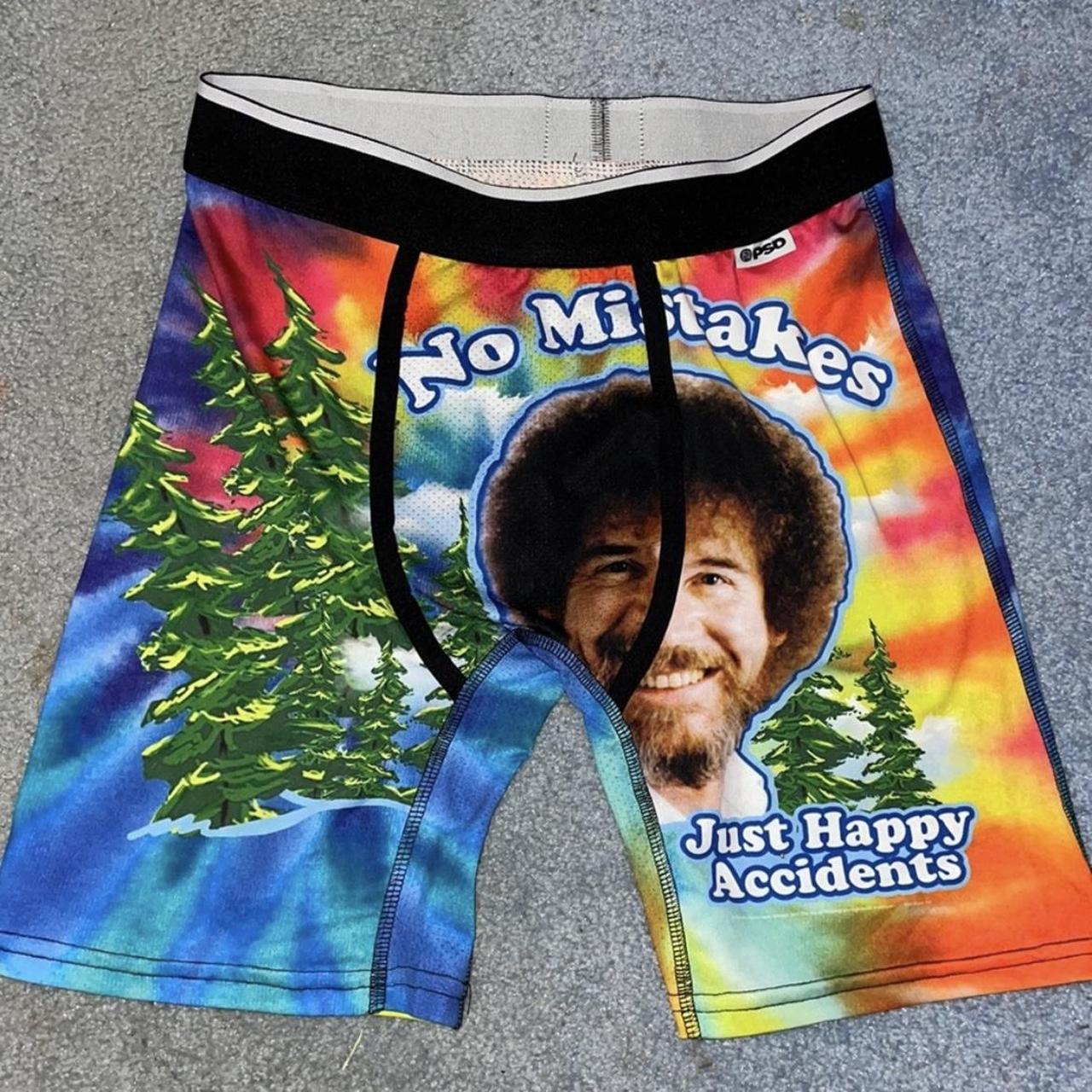 Bob Ross Boxers Tried on once, never actually... - Depop